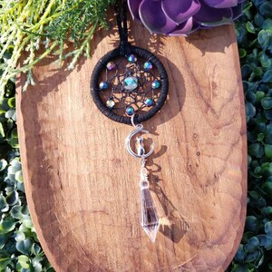 Cat Car Charm, Boho Car Charm, Crystal Car Decor, Mirror Car Charm ...