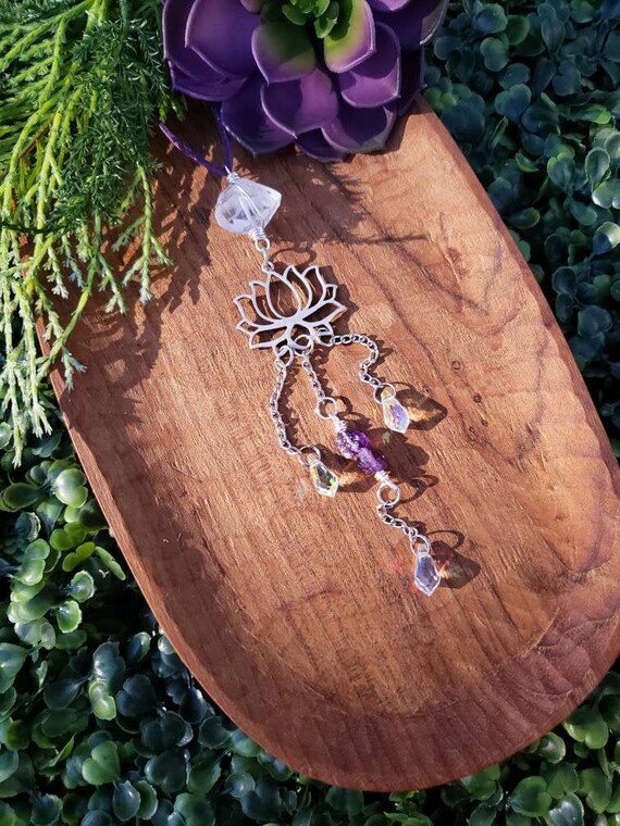 Lotus Car Charm Boho Car Charm Hippie Car Charm Charm for | Etsy