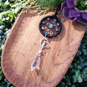 Cat Car Charm, Boho Car Charm, Crystal Car Decor, Mirror Car Charm ...
