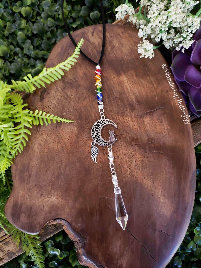 Cat Moon Car Charm, Rainbow Bridge Cat, Cat Memorial Gift, Cat ...