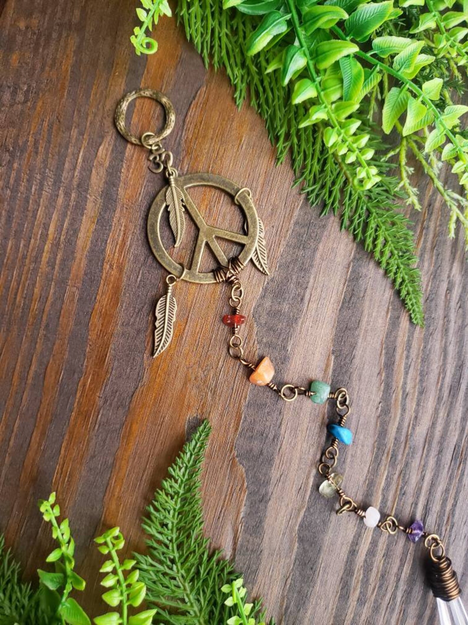 Hippie Suncatcher, Rainbow Suncatcher, Hippie Window Decor, Hippie ...