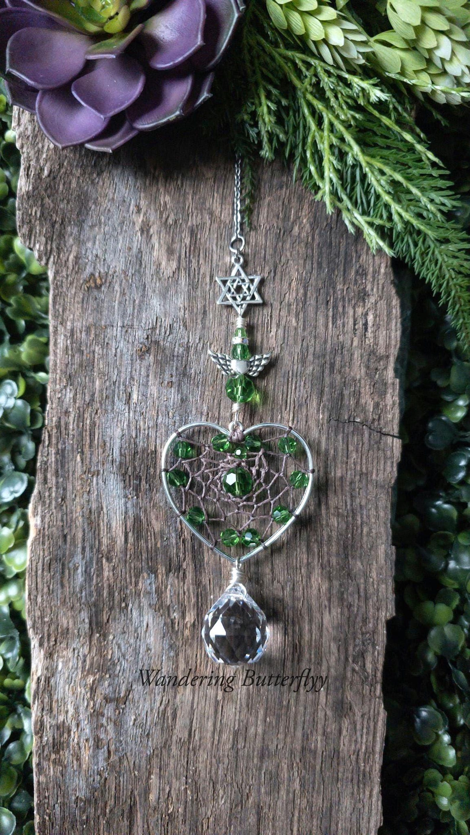 As Above so Below, Angel Suncatcher, Green Suncatcher, Heart Suncatcher ...