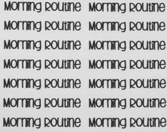 Morning routine | Etsy