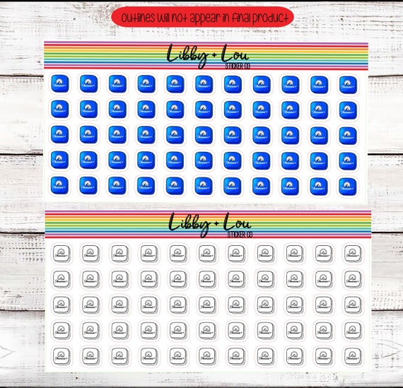 Paramount Planner Sticker Tv Show Sticker Movie Sticker | Etsy