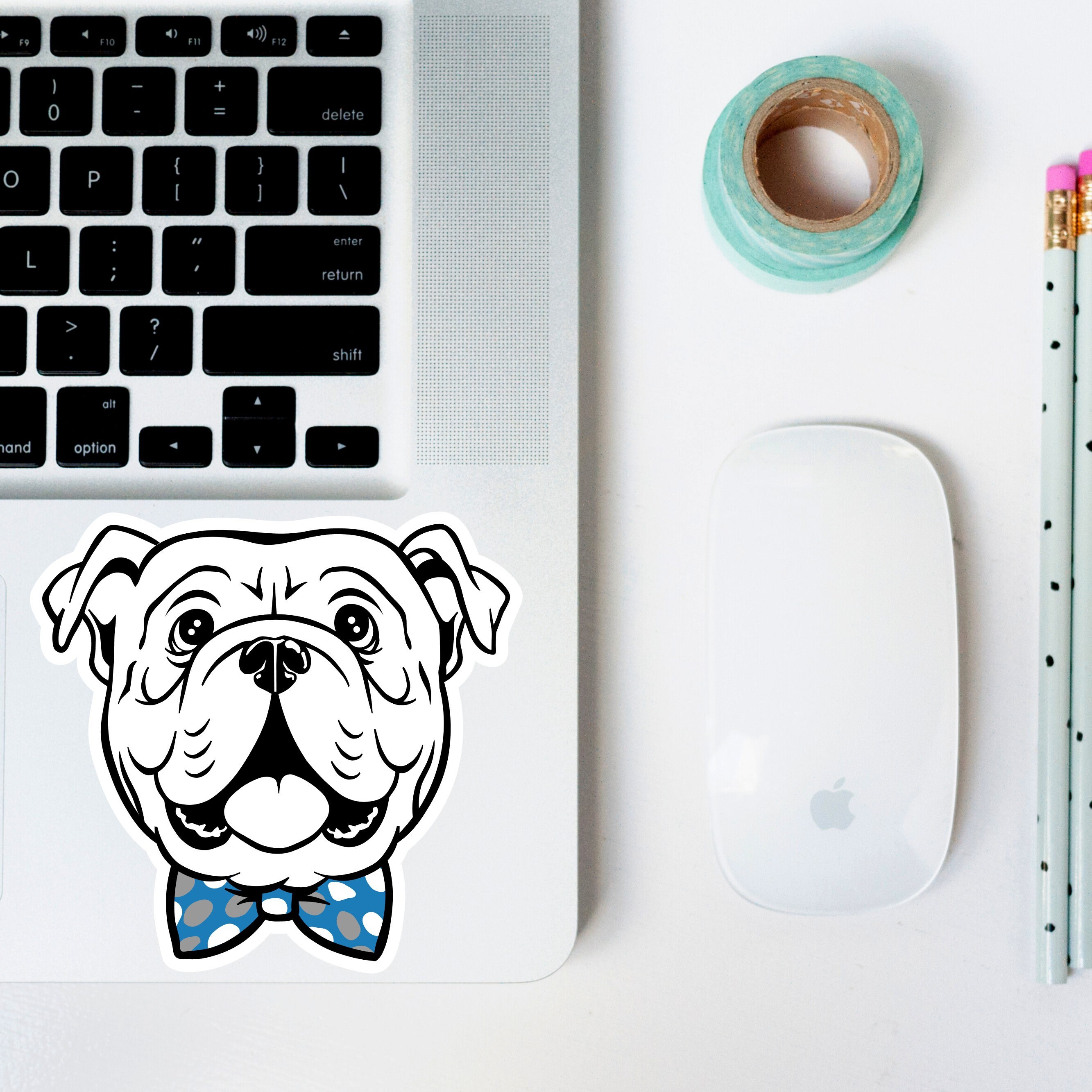 English Bulldog Vinyl Decal | Pet Sticker | Dog Sticker - Etsy