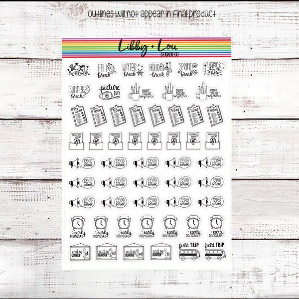 Field Trip Stickers - Etsy