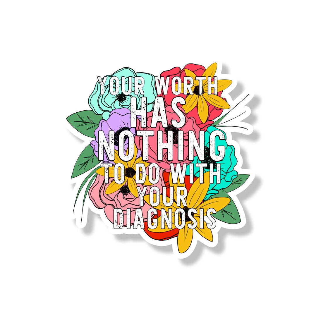 Mental Health Magnet | Depression | Bipolar | Anxiety | PTSD | Flowers ...