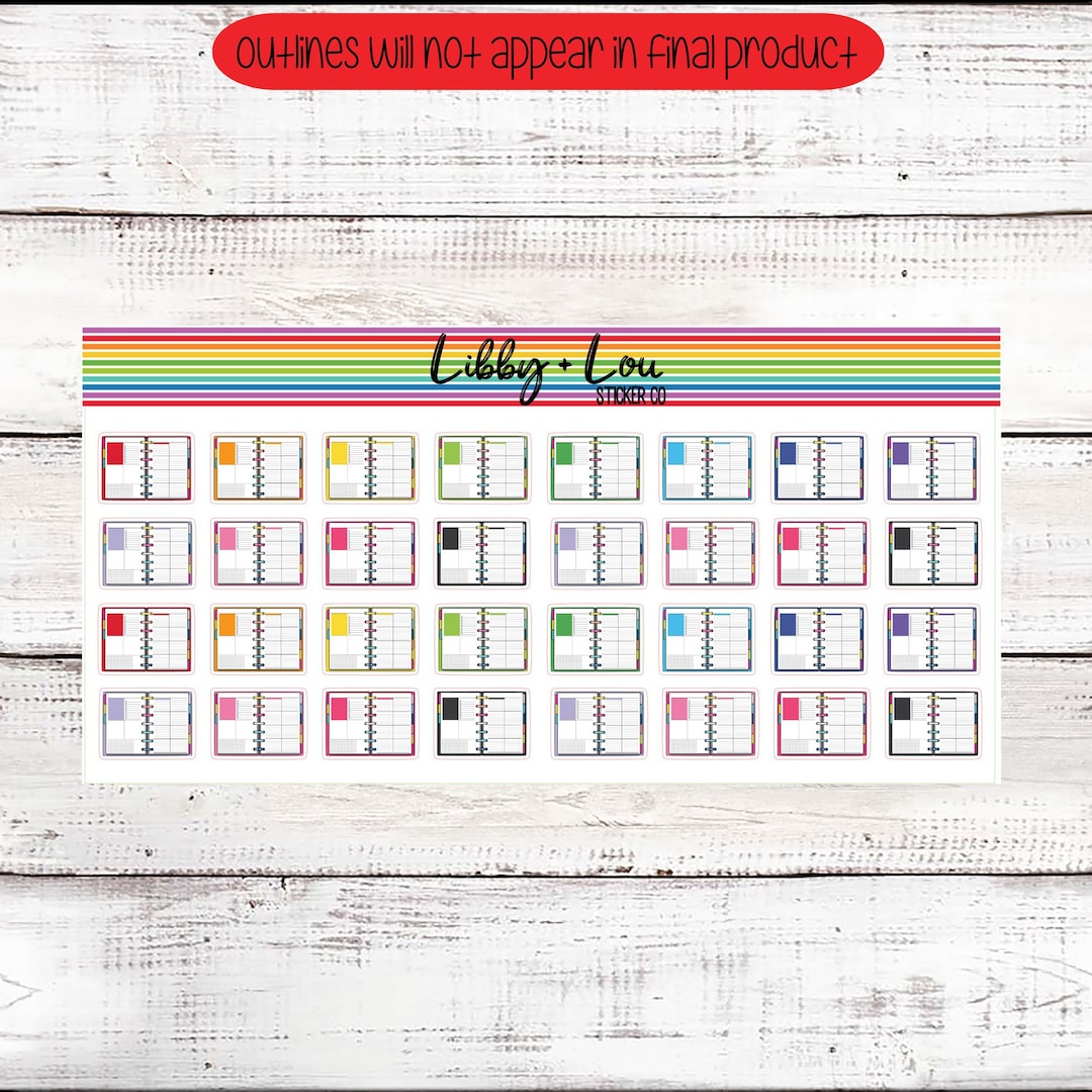 Dashboard Layout Planner Stickers | Planning Time | Libby and Lou ...