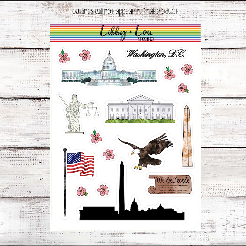 Washington Sticker - Etsy
