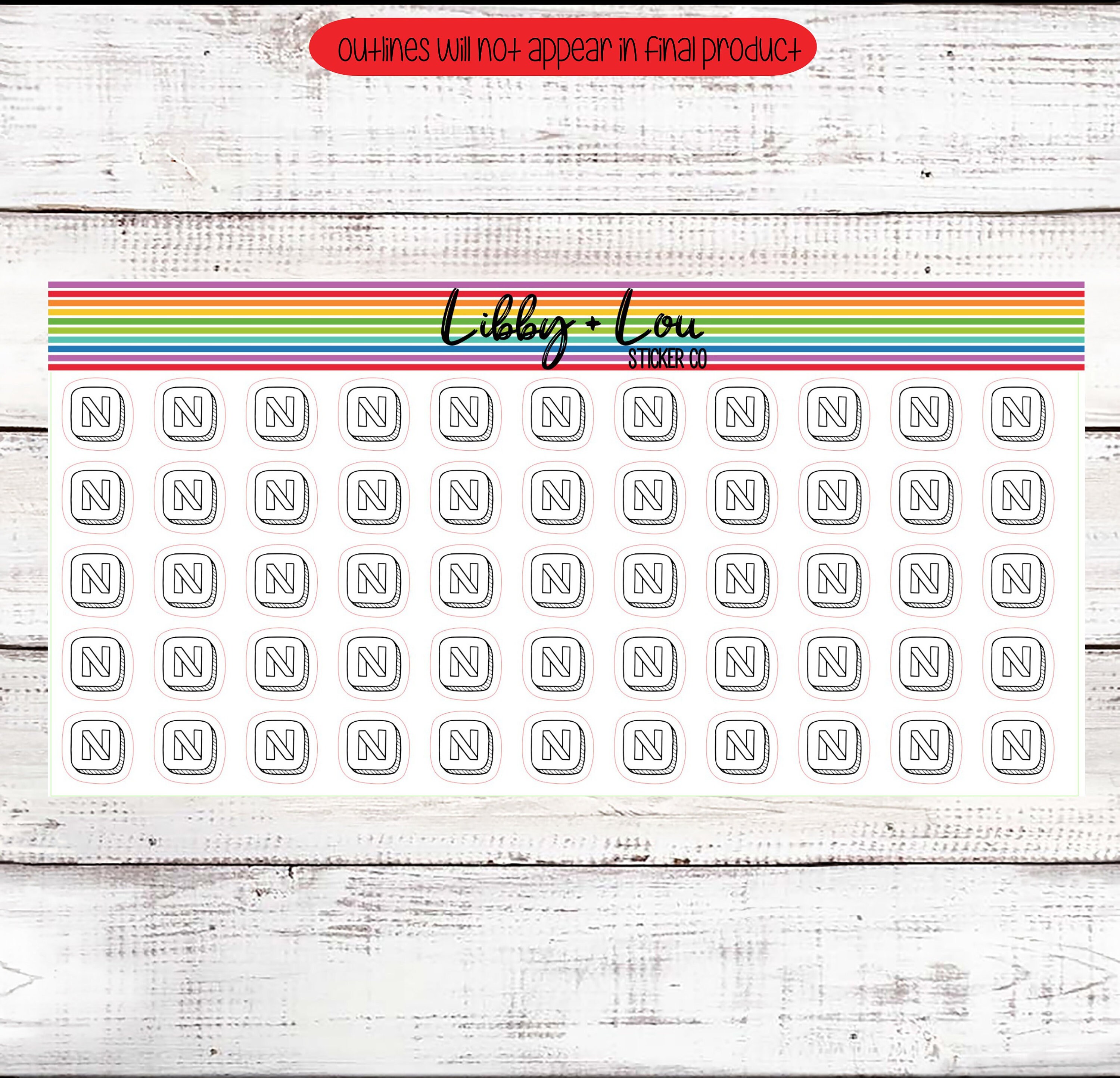 Netflix Planner Sticker Tv Show Sticker Movie Sticker - Etsy