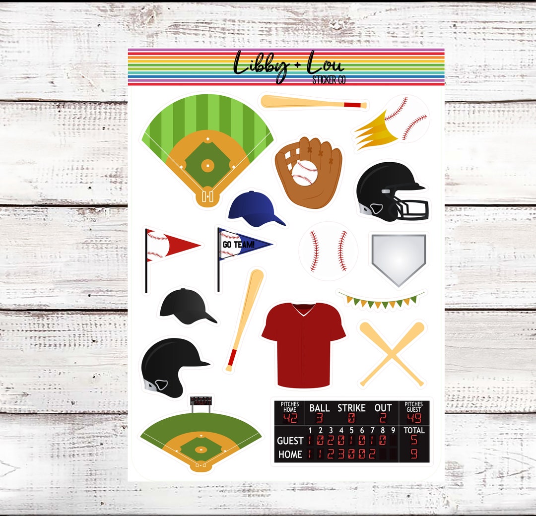 Baseball Planner Sticker | Travel Baseball Tournament | Decorative ...