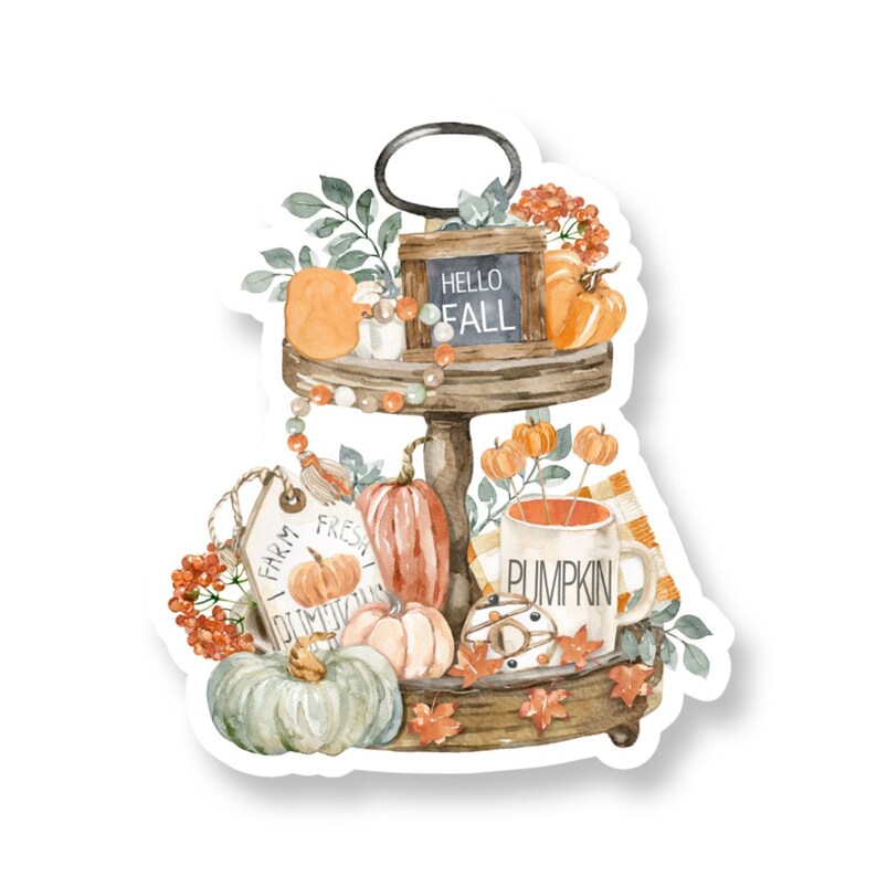 Fall Vinyl Decal Die Cut Sticker Laptop Sticker Autumn - Etsy
