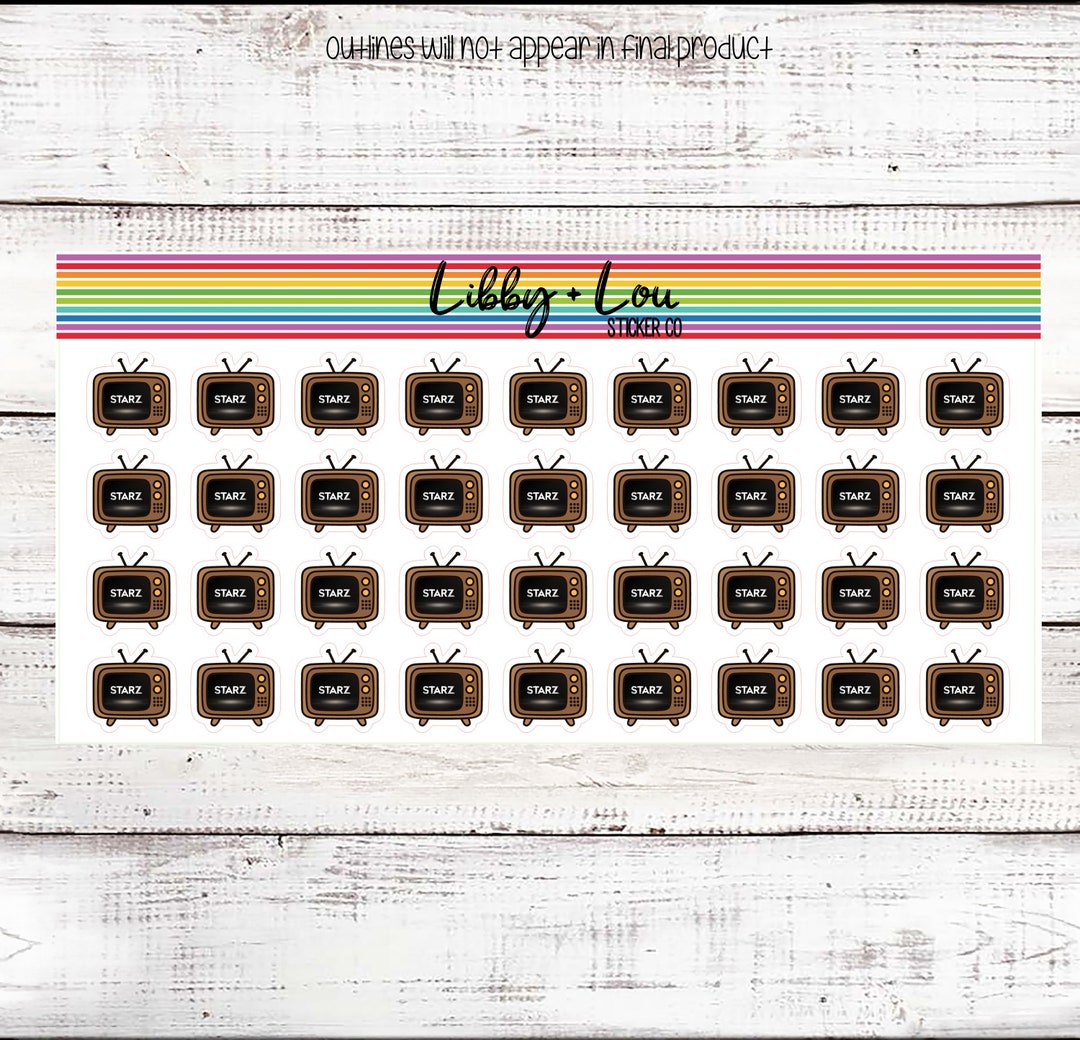 Streaming Service TV Planner Sticker | Tv Show Sticker | Movie Sticker ...