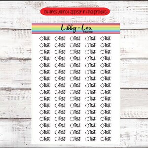 School Planner Sticker test Quiz Study Reading Discussion Discussion ...