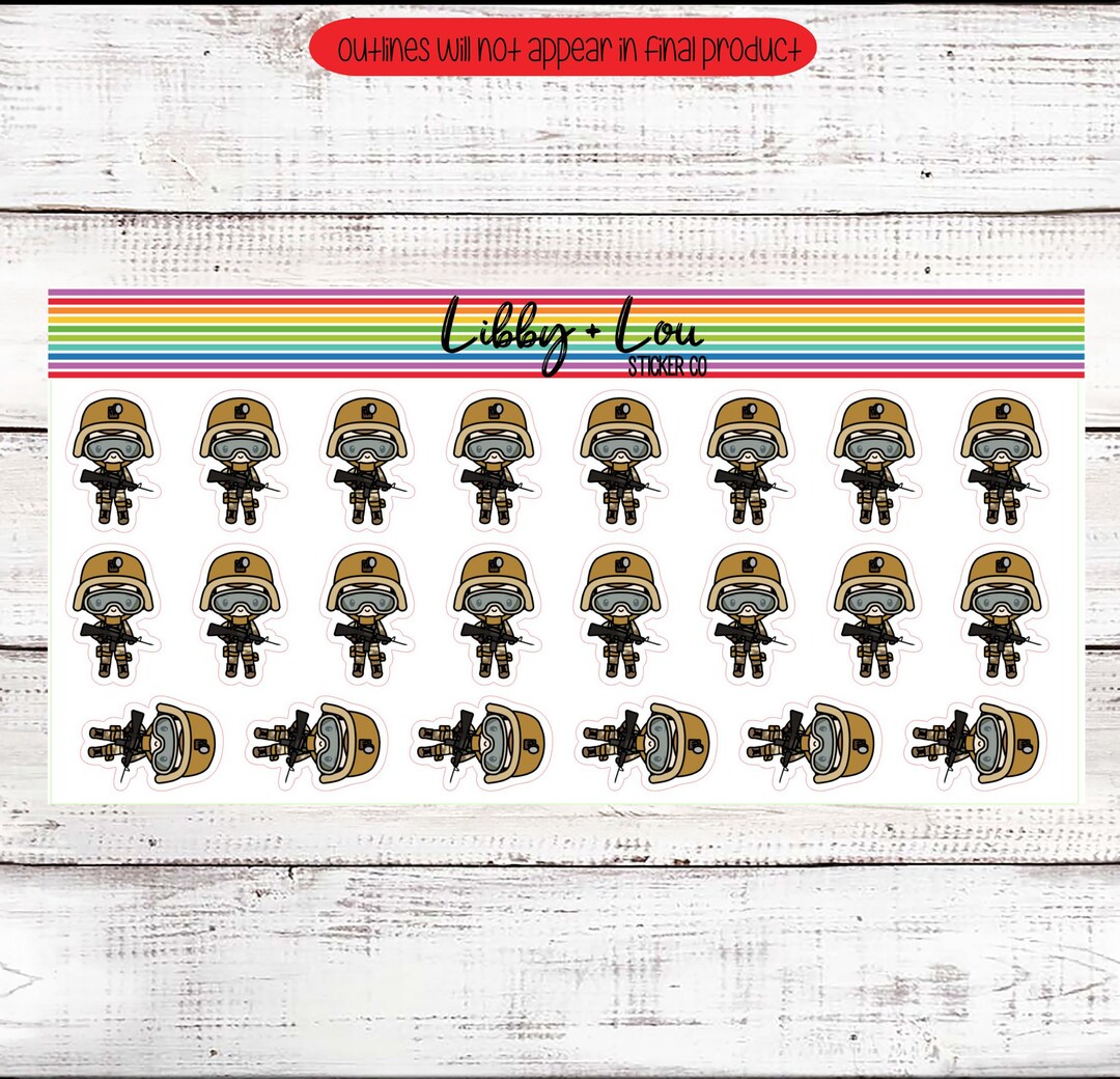 Deployment Army Planner Sticker Marine Corps Planner Sticker - Etsy
