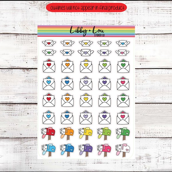 Happy Mail Stickers - Etsy