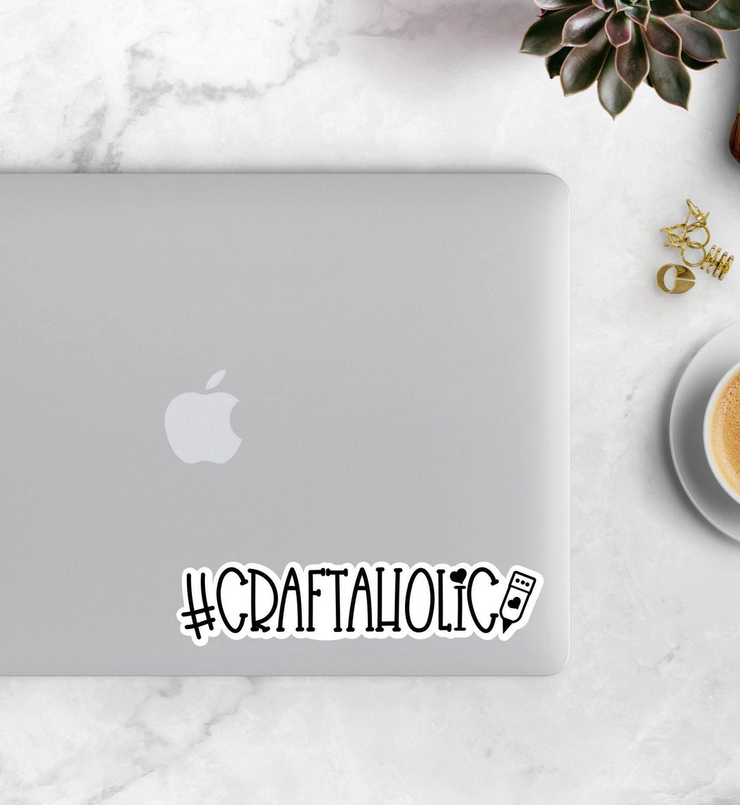 Craftaholic Vinyl Decal Planner Sticker Scrapbooking - Etsy