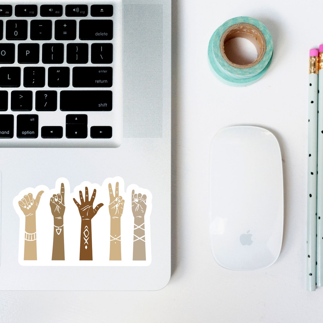 Racial Equality Vinyl Decal | Die Cut Sticker | Laptop Sticker - Etsy