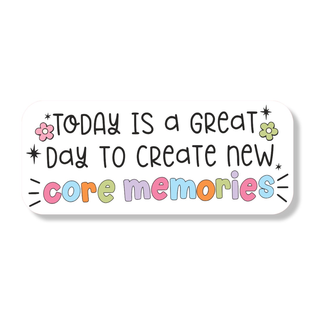 Core Memories Vinyl Decal | Die Cut Sticker | Laptop Sticker | Magnet ...