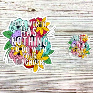 Mental Health Magnet | Depression | Bipolar | Anxiety | PTSD | Flowers ...