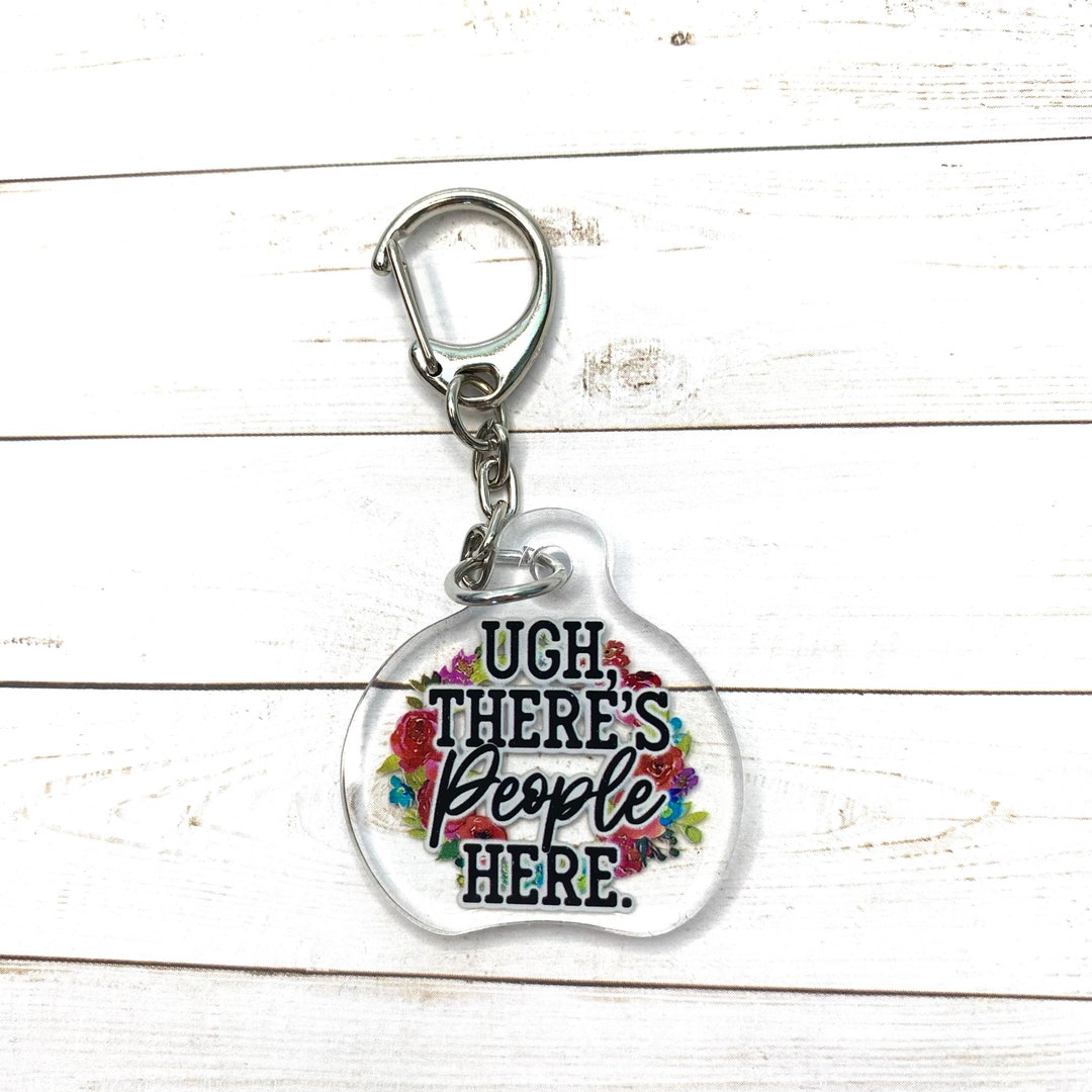 Introvert Keychain Planner Charm - Etsy