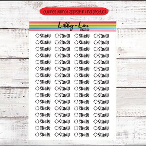 School Planner Sticker test Quiz Study Reading Discussion Discussion ...