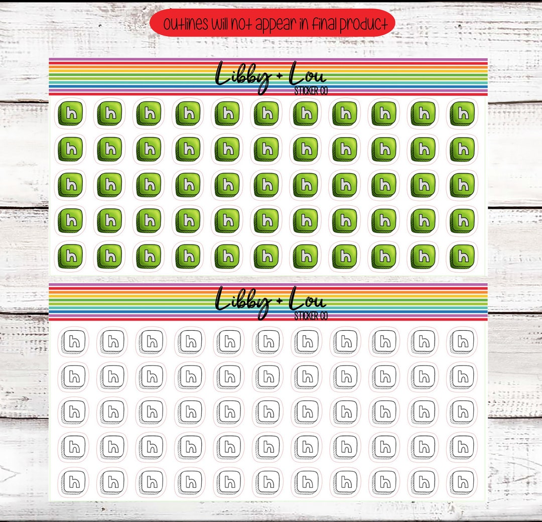 Hulu Planner Sticker | Tv Show Sticker | Movie Sticker | Subscription ...