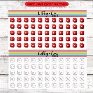 Retro Tv Show Tracker Planner Sticker | Pastel Colors and Grey Tones ...