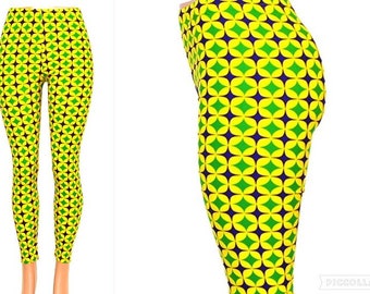 Geometric leggings | Etsy