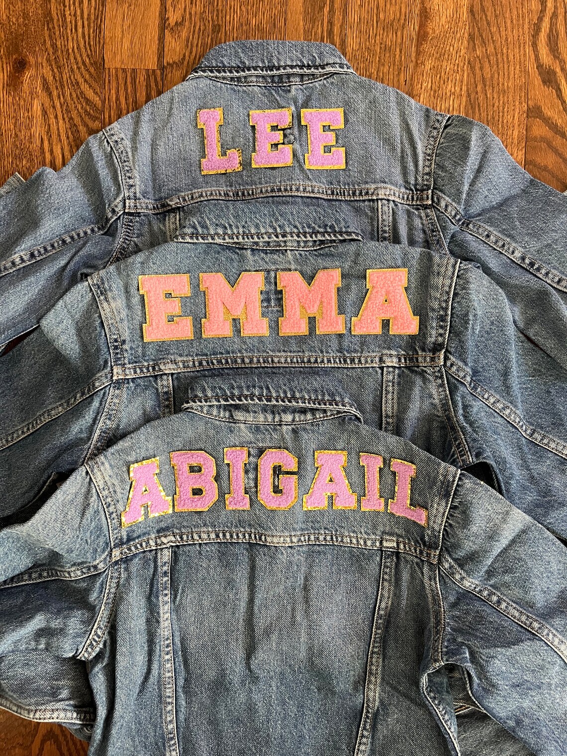 CUSTOM I Personalized Denim Jacket - Etsy