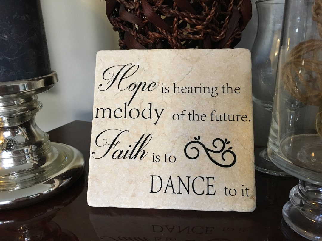 Hope, Faith, Dance SVG File - Etsy