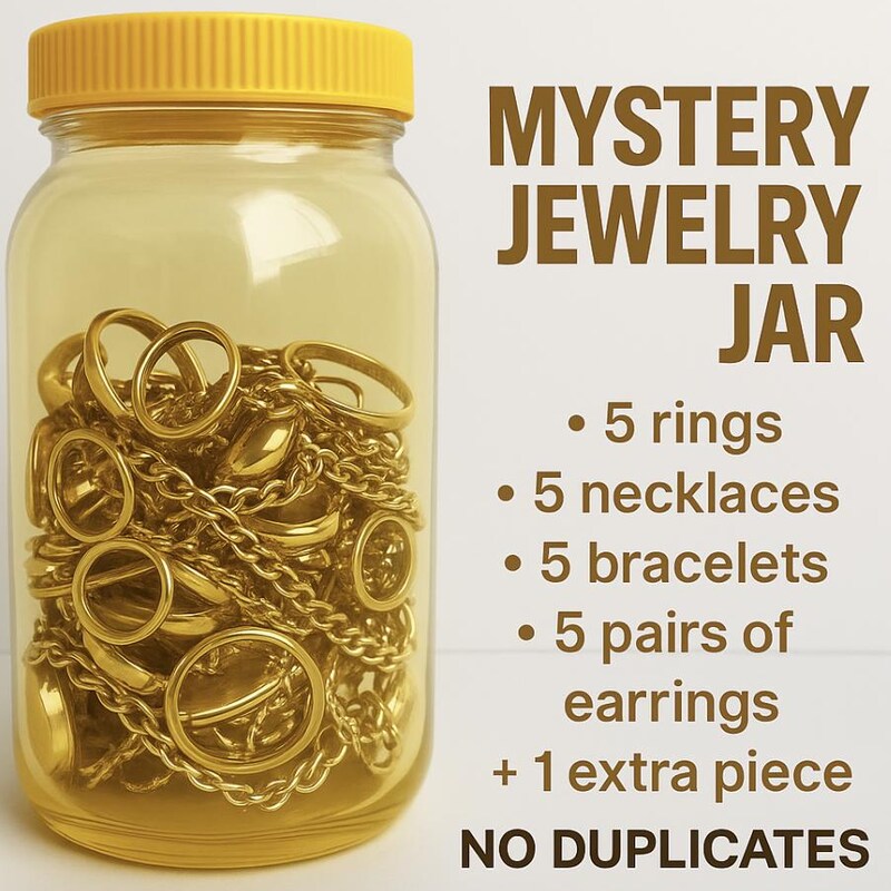 Mystery Jewellery Jar - Etsy UK