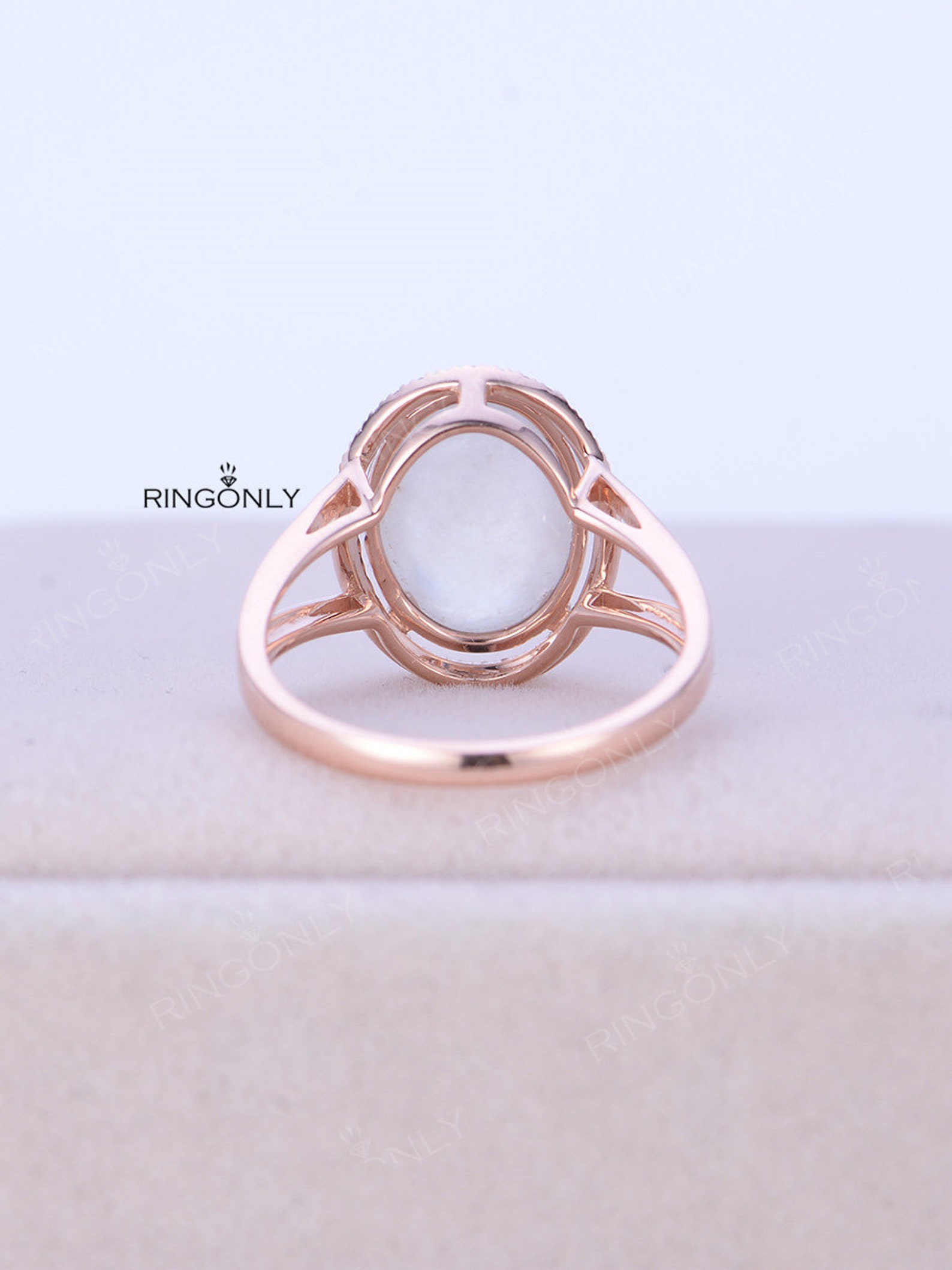 Rose Gold Engagement Ring Vintage Jadeite Jade Ring Antique | Etsy