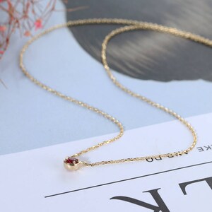 Ruby Necklace Gold Wedding Art Deco Cat Necklaces for Women Pendant ...