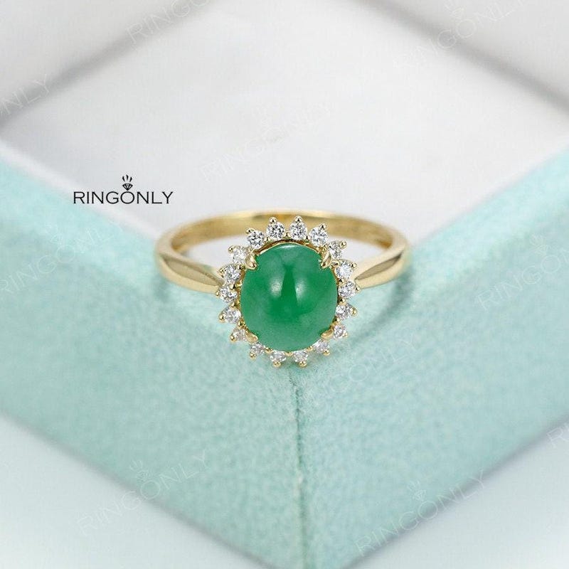 Jade Ring - Etsy