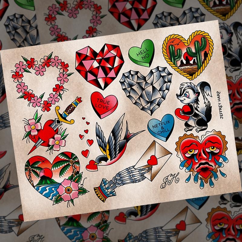 Traditional Tattoo Flash - Etsy