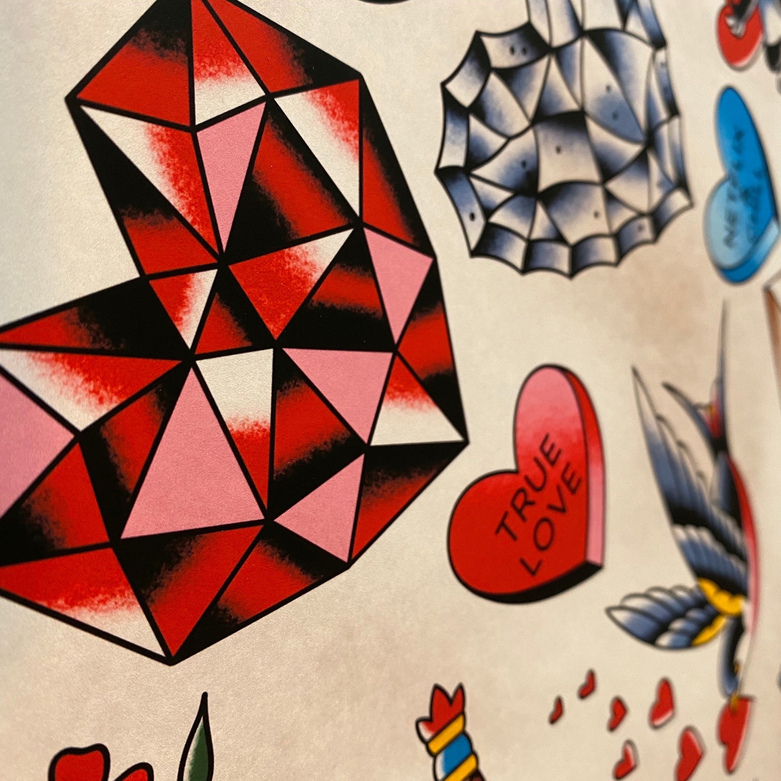 2020 Love Valentine Tattoo Flash - Etsy