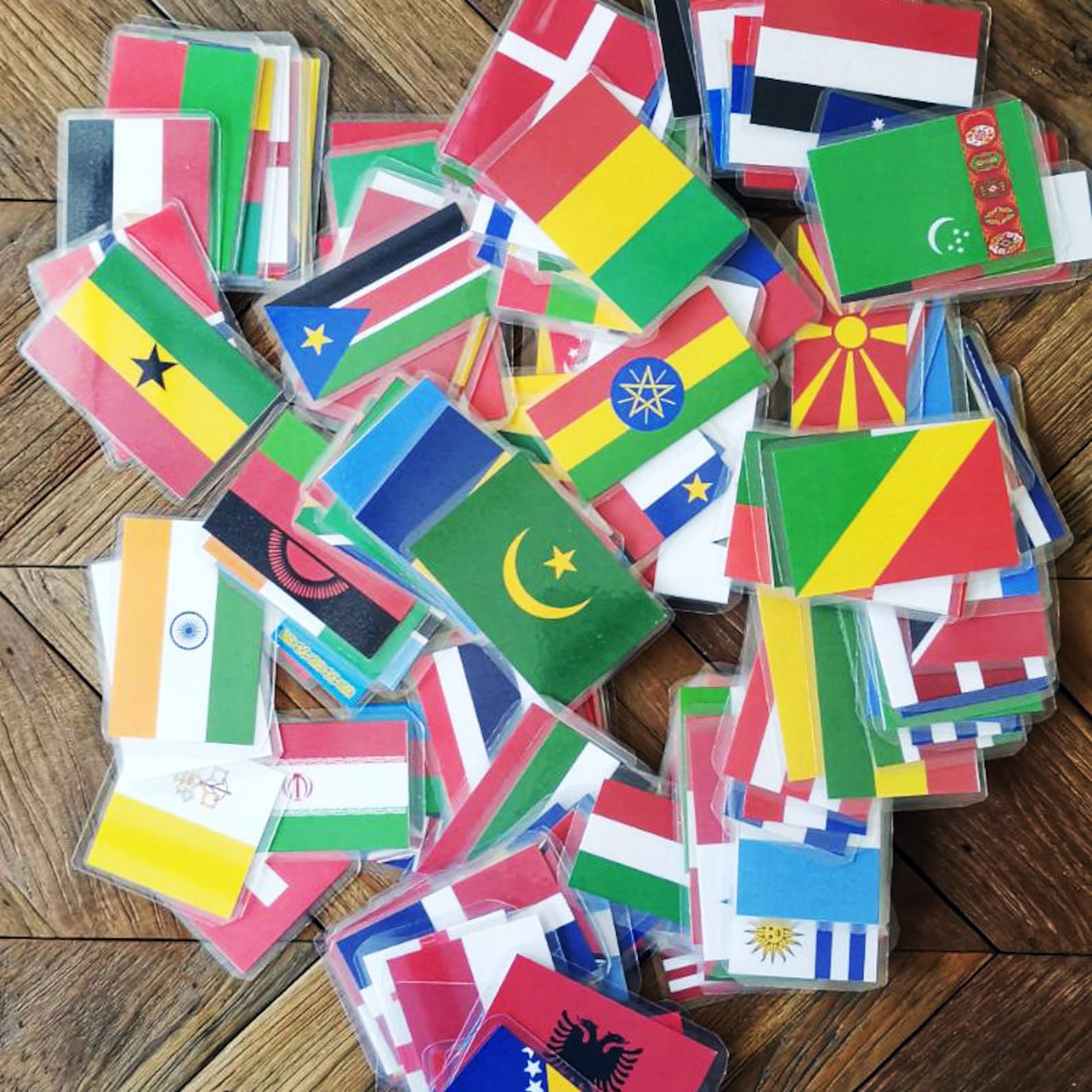 PRINTABLE Flags of the World Flash Cards PDF 262 Flags - Etsy