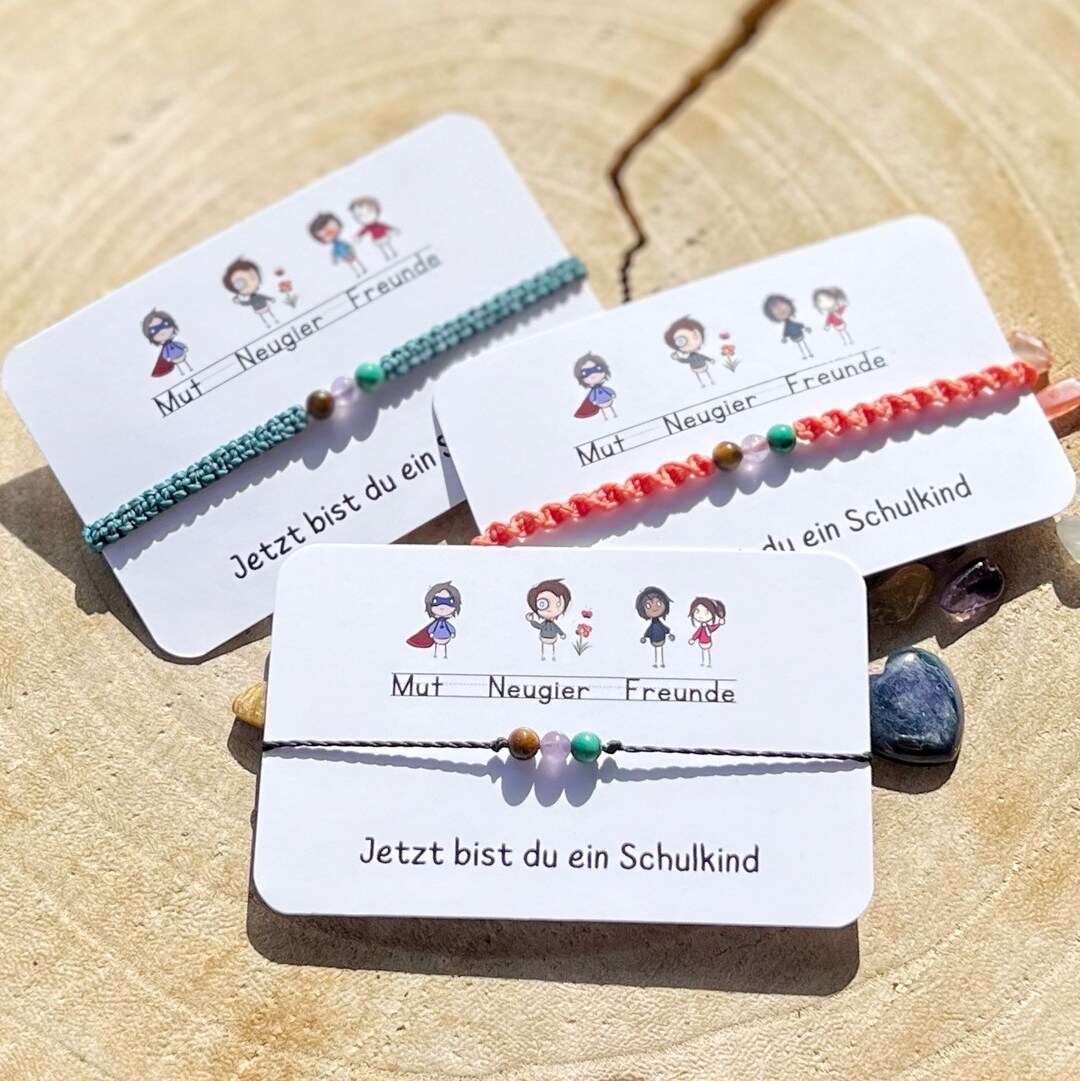 Schulkind Armband Schulanfang Armband Armband für - Etsy.de