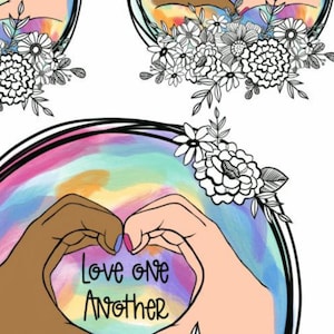 Love One Another Printable Set - Digital Download - Etsy