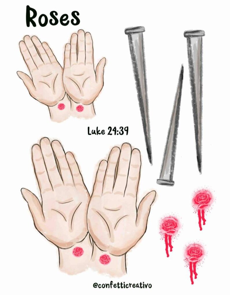 Roses Printable Set Digital Download - Etsy