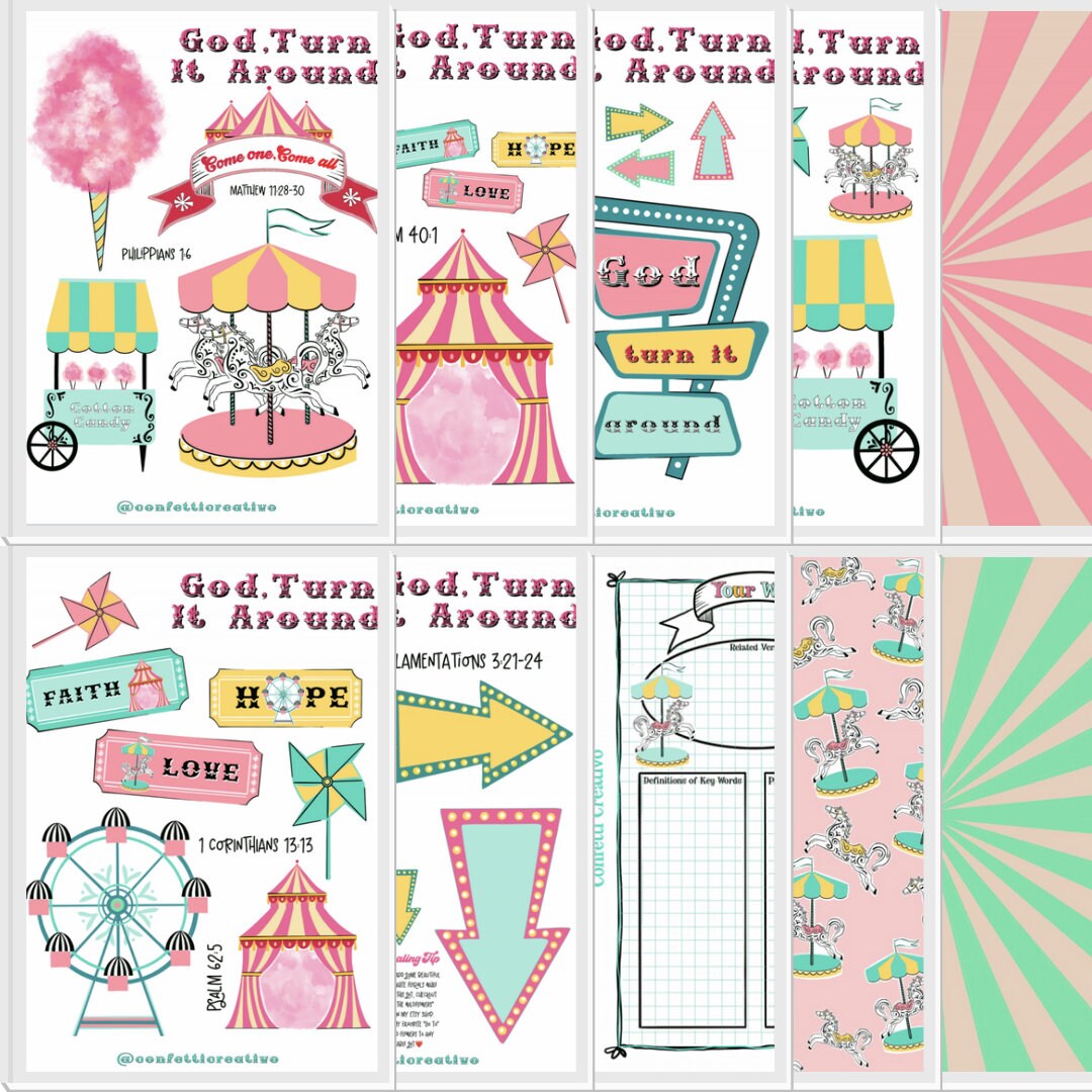 God, Turn It Around Printable Set - Digital Download - Etsy