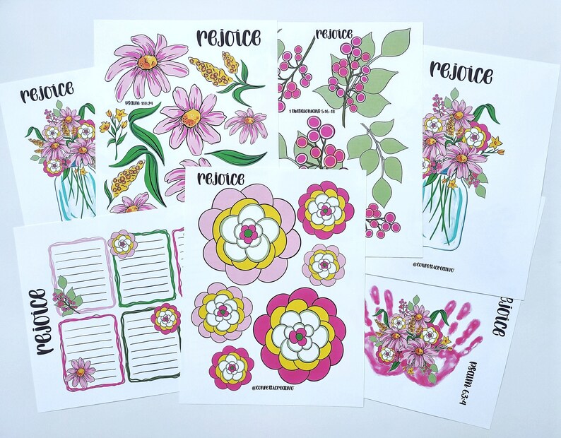 Rejoice Printable Set Digital Download - Etsy