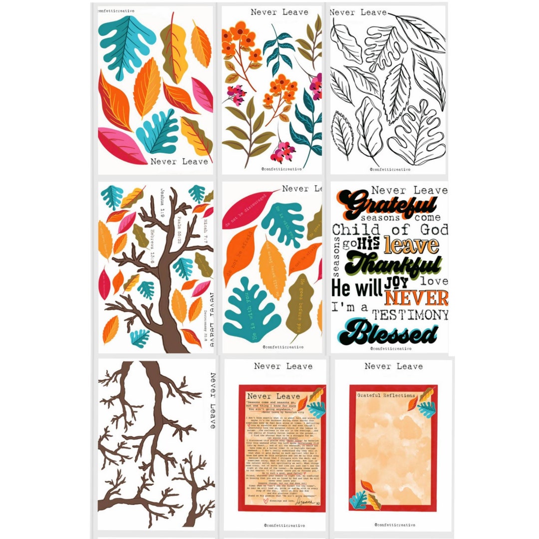 Never Leave Printable Set - Digital Download - Etsy