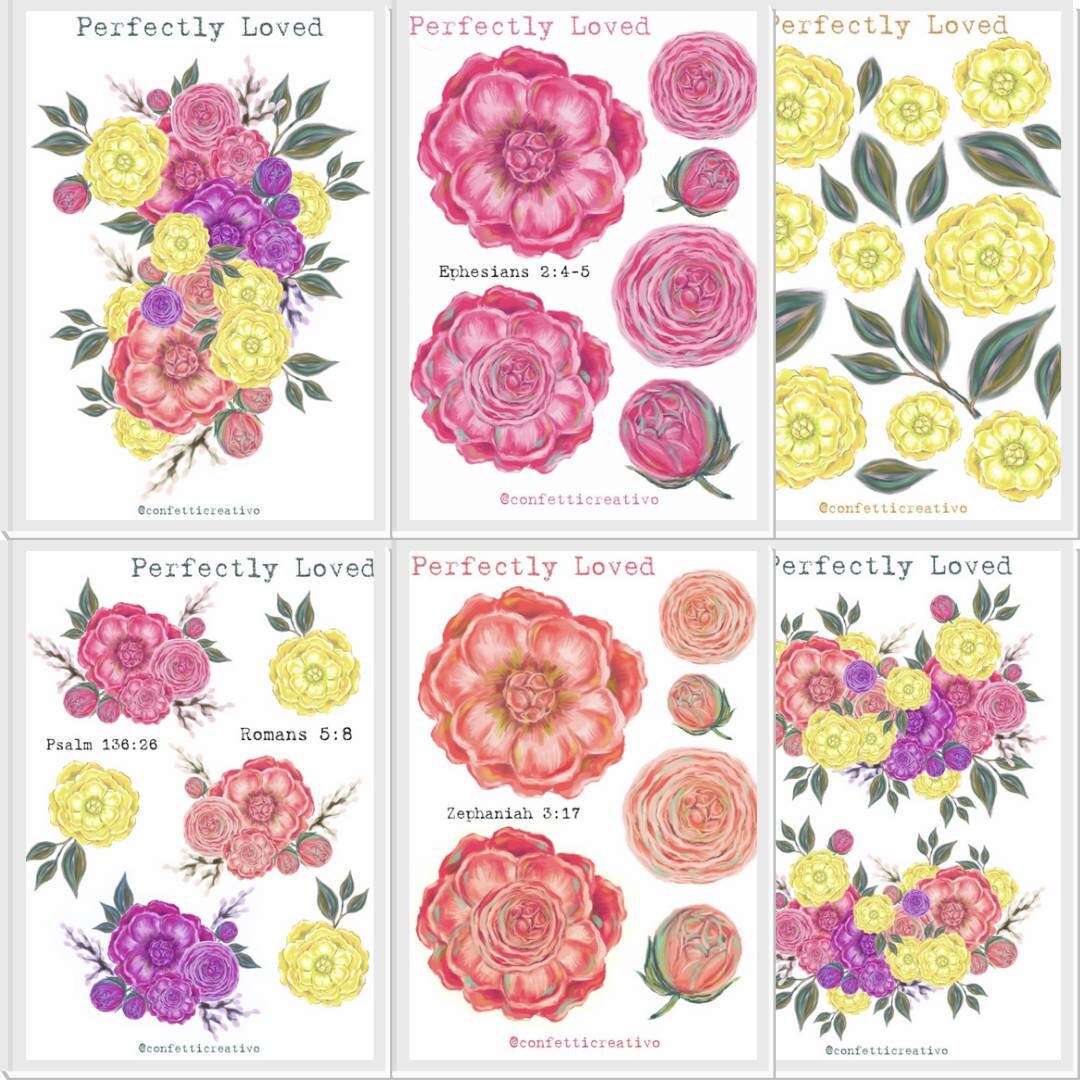 Perfectly Loved Printable Set - Digital Download - Etsy