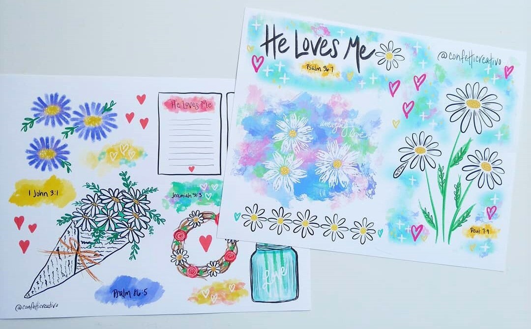 He Loves Me Digital Printable Set - Etsy