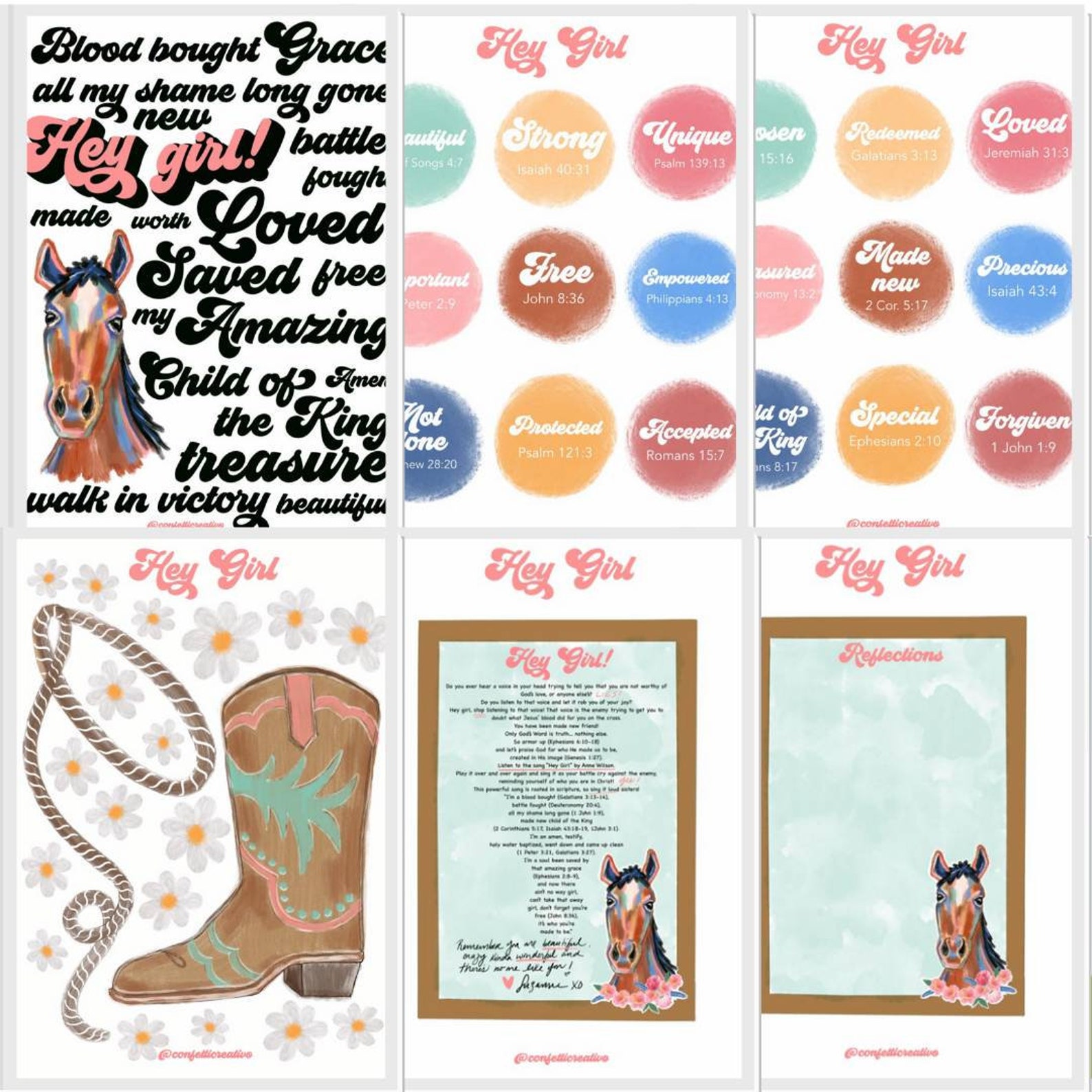 Hey Girl Printable Set Digital Download - Etsy
