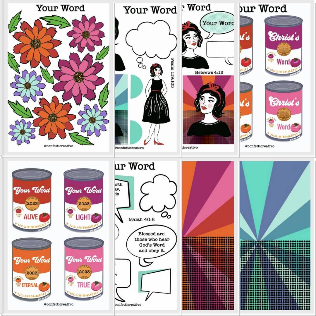 Your Word Personalized Printable Set - Digital Download - Etsy