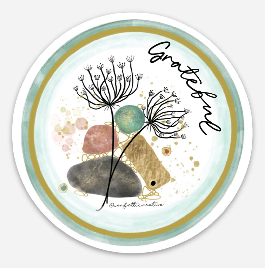 Whispers of Gratitude Vinyl Sticker - FREE Shipping - Etsy