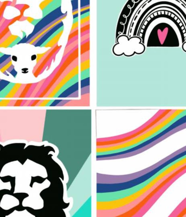 ROYGBIV Printable Set Digital Download - Etsy